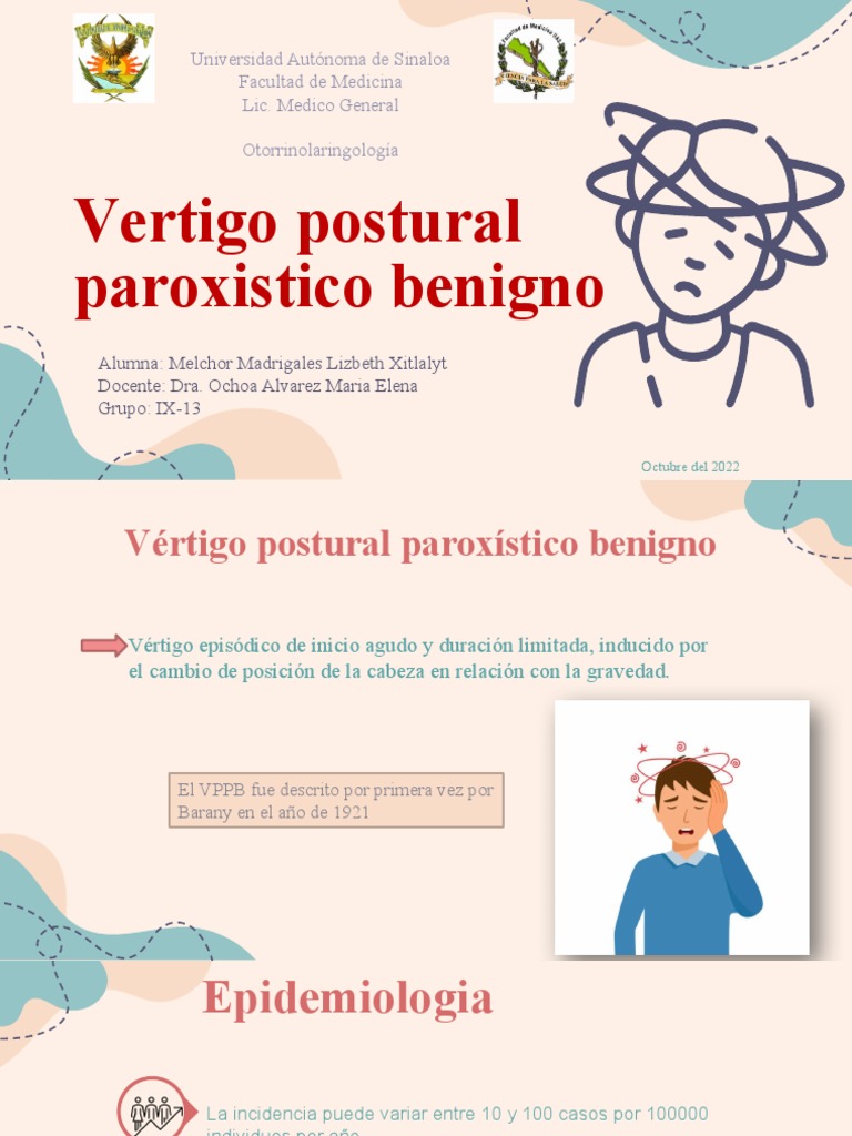 VPPB | PDF | Medicina CLINICA | Especialidades Medicas
