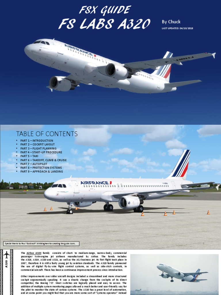 FSX Fslabs A320 Guide | PDF | Cockpit | Aviation