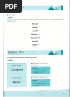 Goethe Certificate A1 Letter Writing A1 | PDF