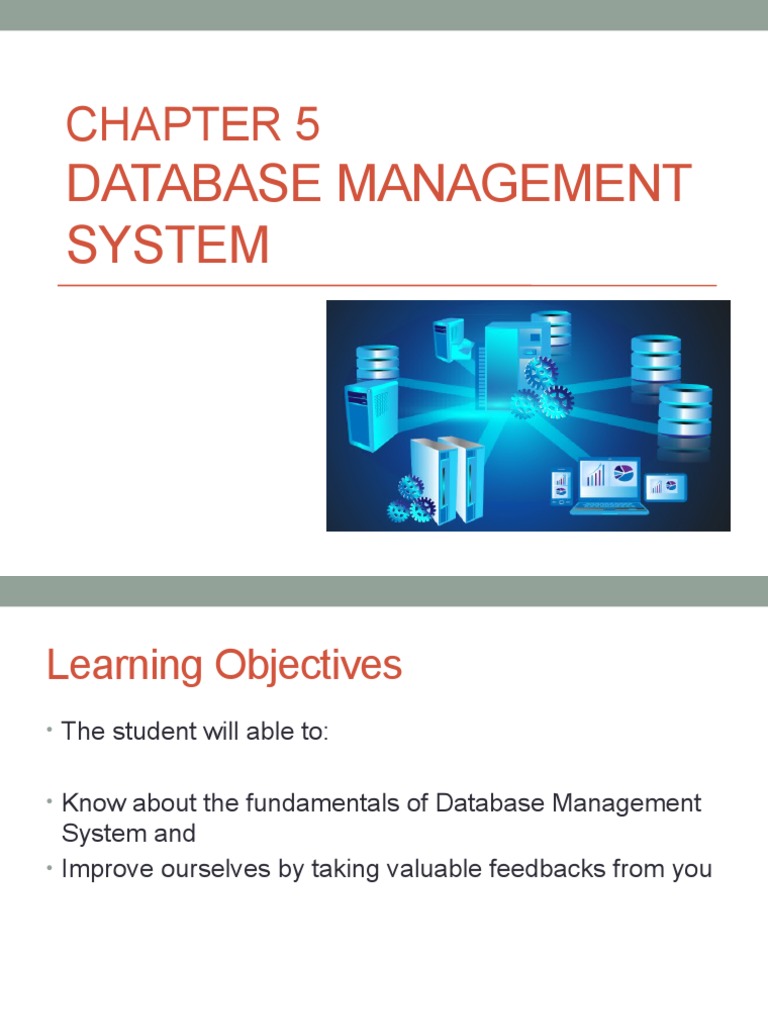 Chapter 5 - Database Management System | PDF