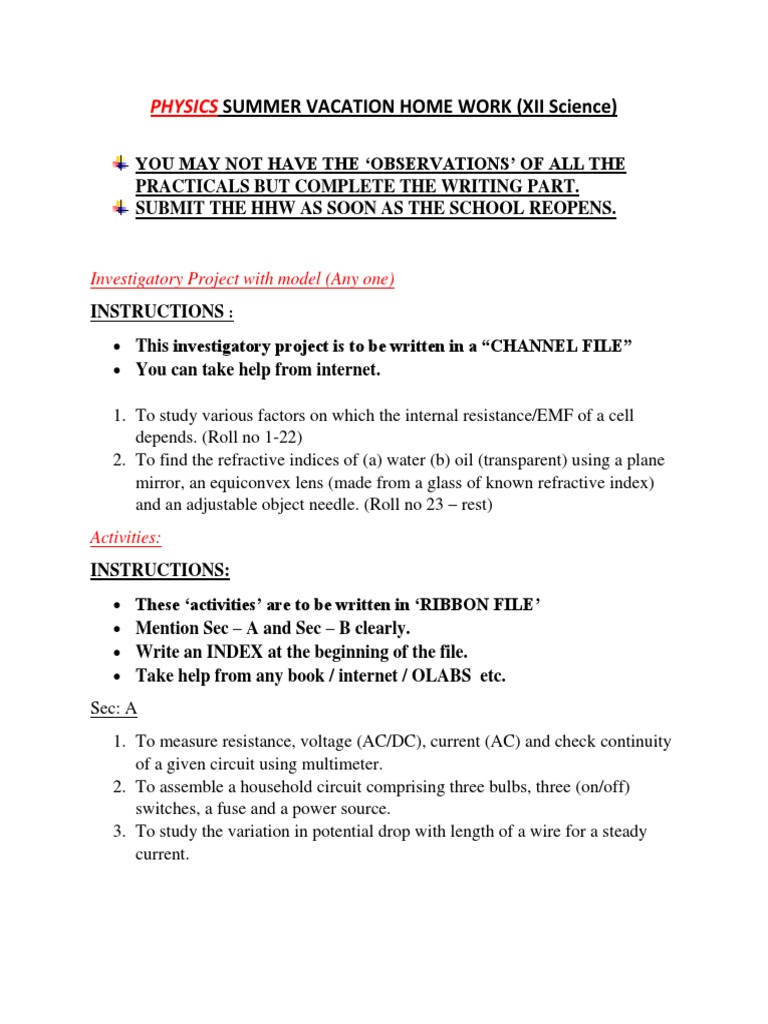 Physics Practical | PDF | Electrical Network | Electrical Resistance ...