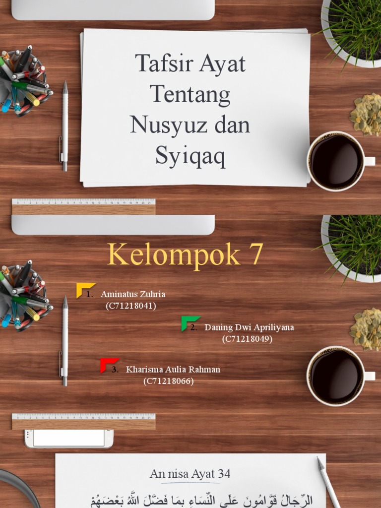 Tafsir Nusyuz and Shiqaq | PDF