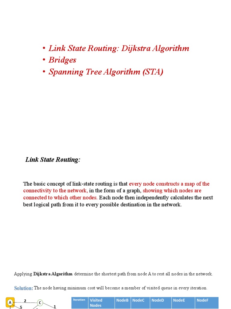 Network Layer9 Pdf Computer Network Computer Networking