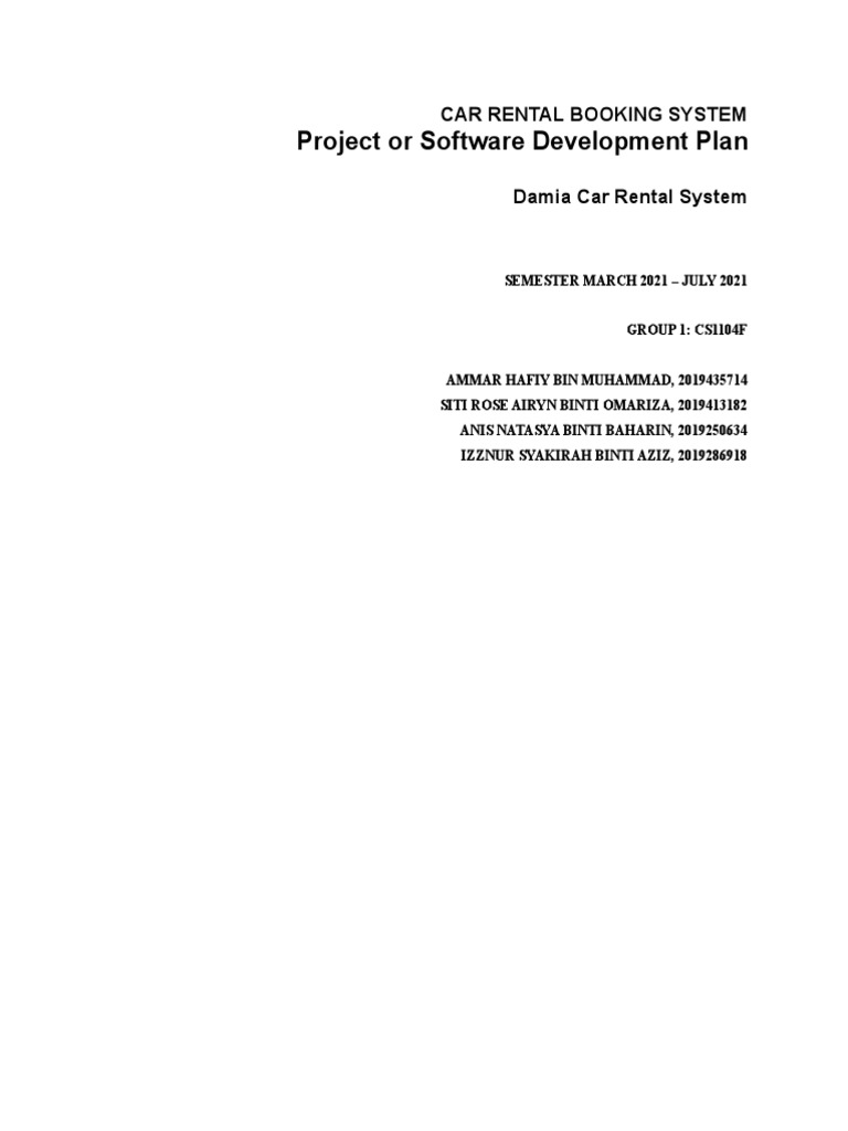 1.SDP Template | PDF | Software Development | Internet