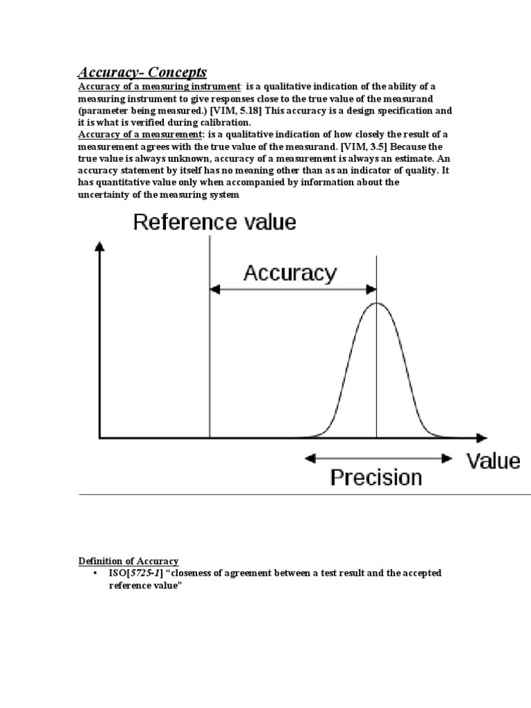 Accuracy | PDF | Accuracy And Precision | Uncertainty
