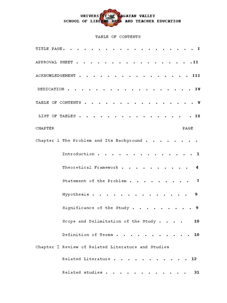Table of Contents | PDF