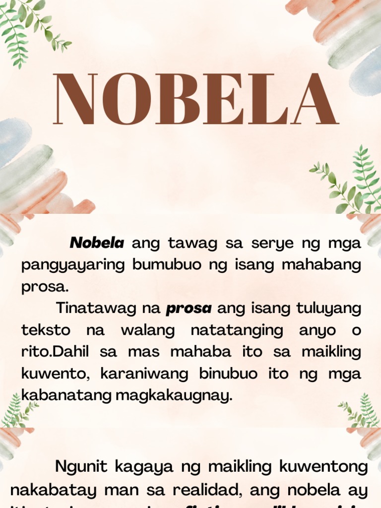 NOBELA | PDF