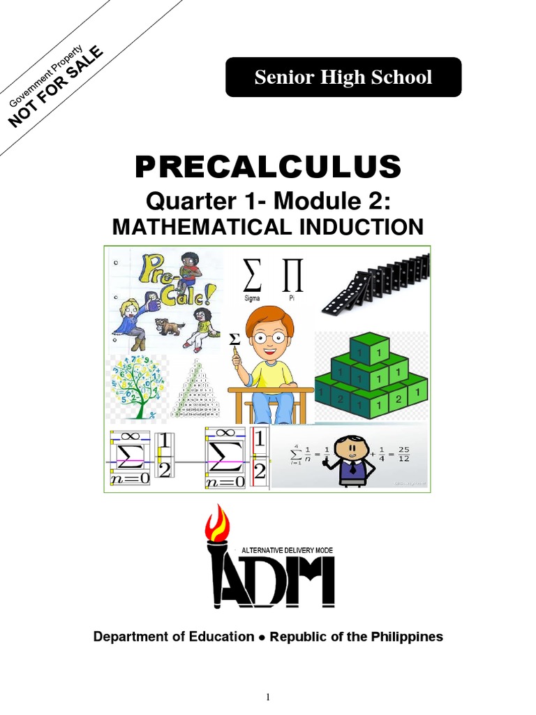 Precalculus G11 Q1 Mod2 Mathematical-Induction Version-1 | PDF | Summation | Mathematics