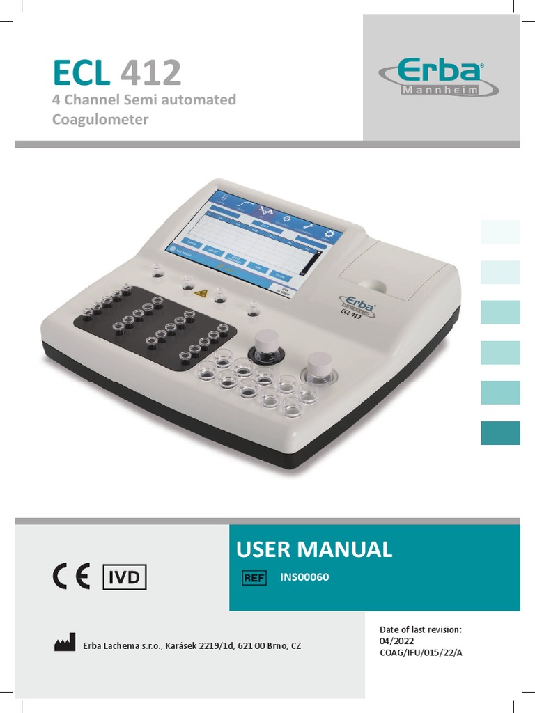 INS00060 ECL 412 - EN - User Manual - A-l25RZTUQYH | PDF | Ac Power Plugs And Sockets | Medical ...