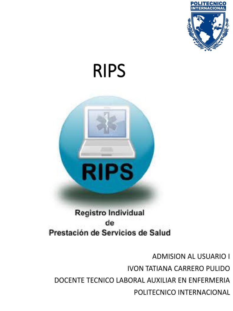 Lectura RIPS | PDF | Ciencias de la Salud