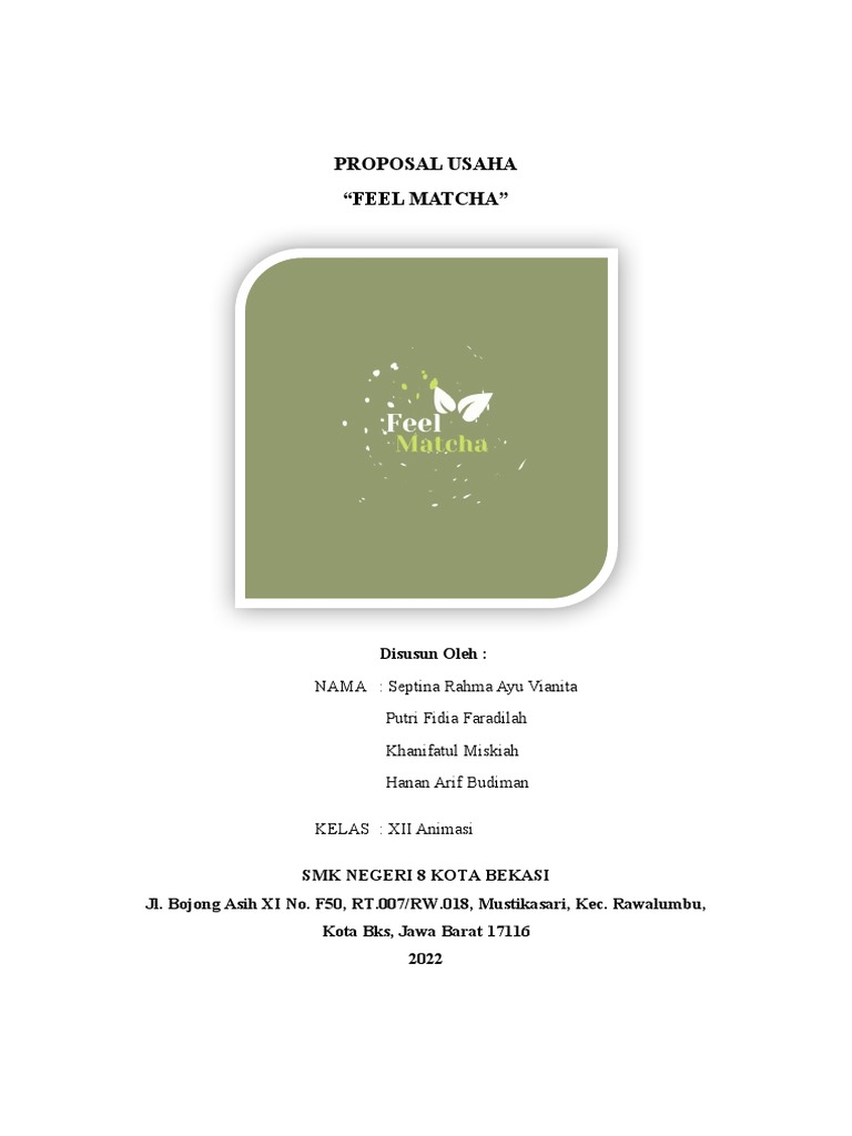 Proposal Wirausaha | PDF