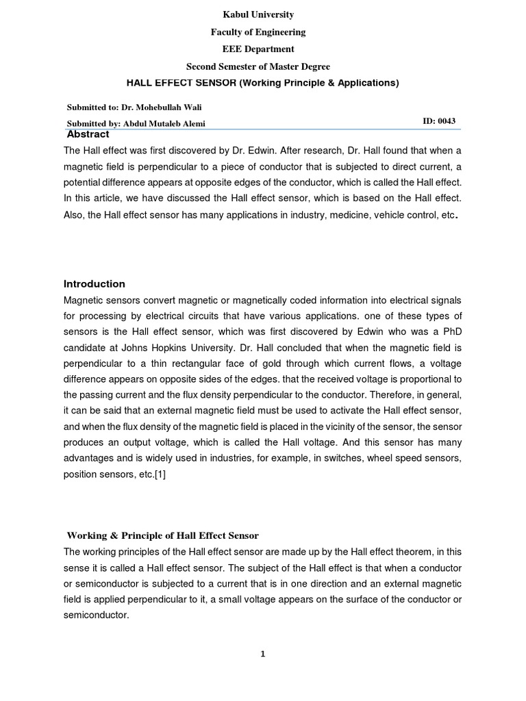 Abdul Mutaleb Alemi | PDF | Science & Mathematics | Technology & Engineering