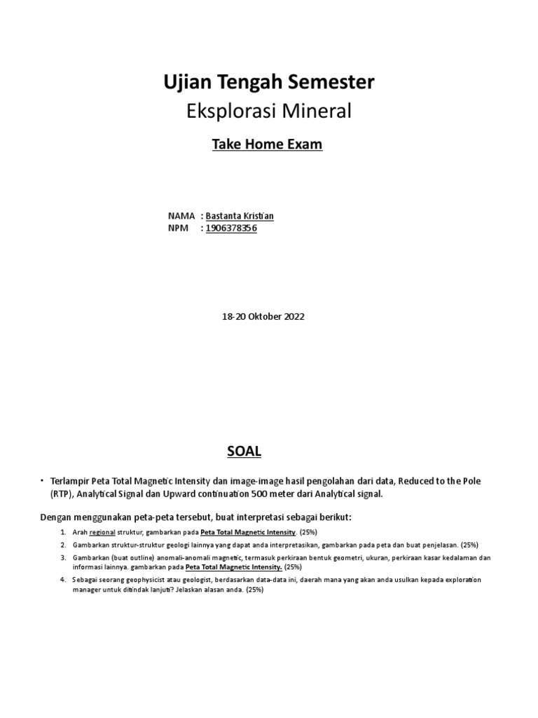 UI UTS Oktober 2022 | PDF