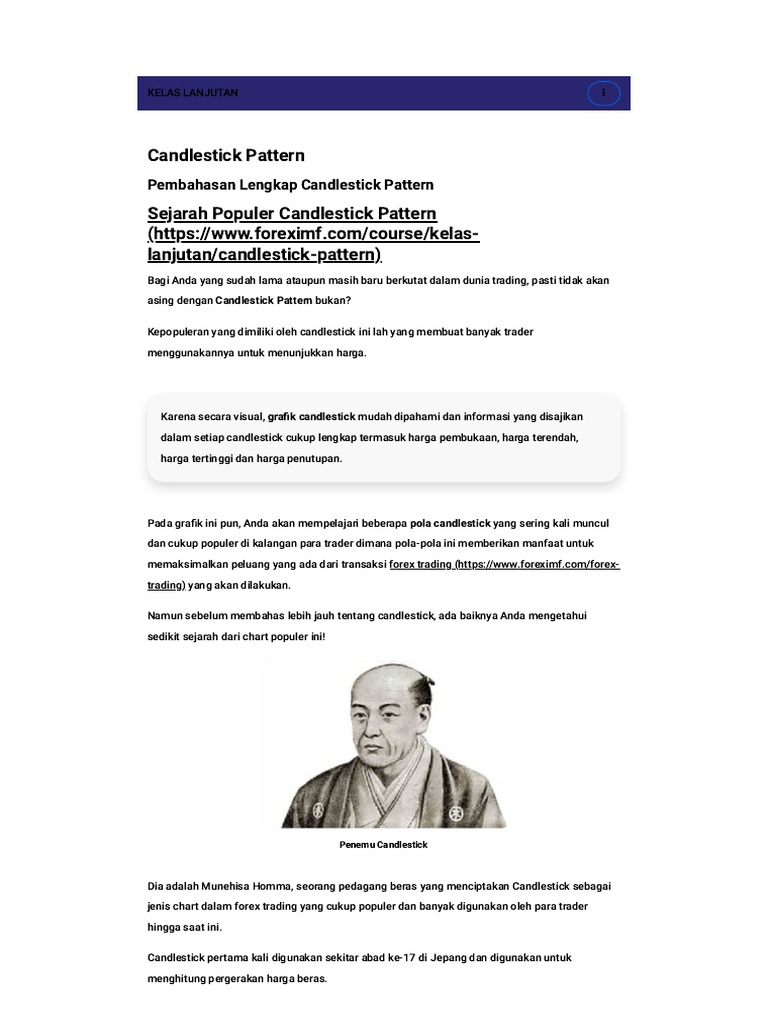 Candlestick Pattern - Pola Dan Jenis Chart - 27-Nov-16 - 24 - 24 | PDF