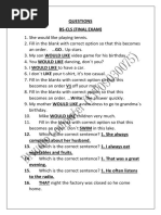 Kyp Final Exam 2025 Bs Css | PDF | Cognition | Behavioural Sciences