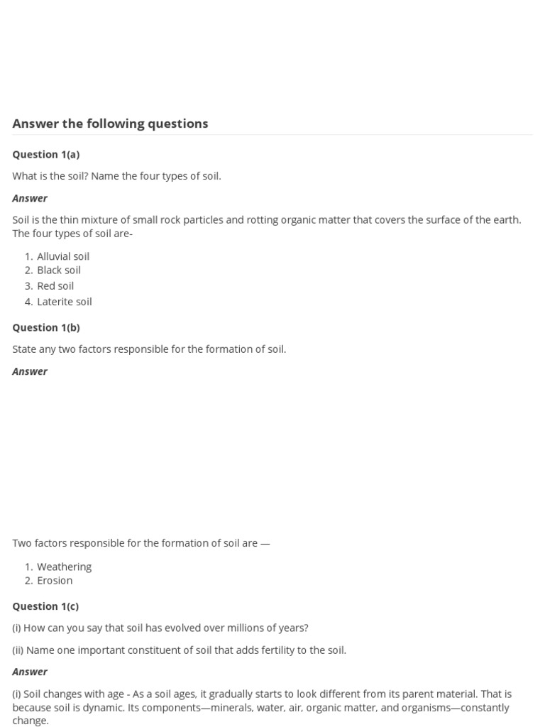 Answer The Following Questions: Question 1 (A) | PDF