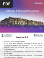 Class X Mathematics Arithmetic Progressions Presentation Module 1 | PDF ...