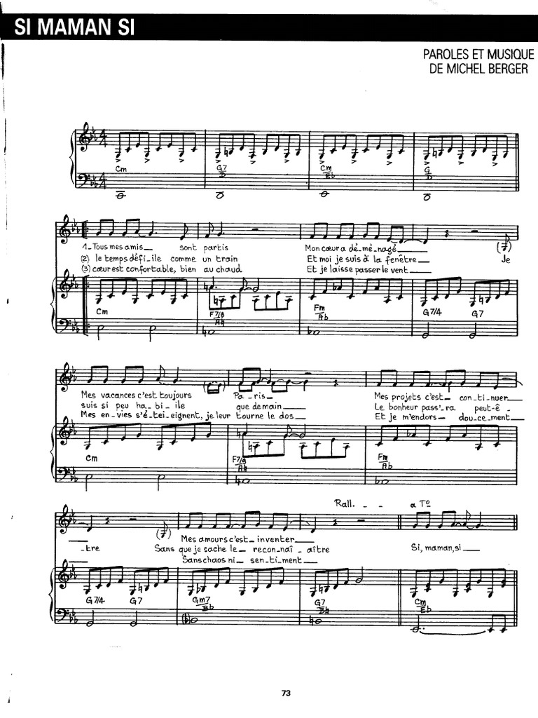 France Gall Si Maman Si | PDF