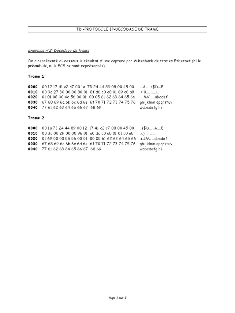 TD Analyse Trame | PDF | Méthodes et références pédagogiques | Technologie et ingénierie
