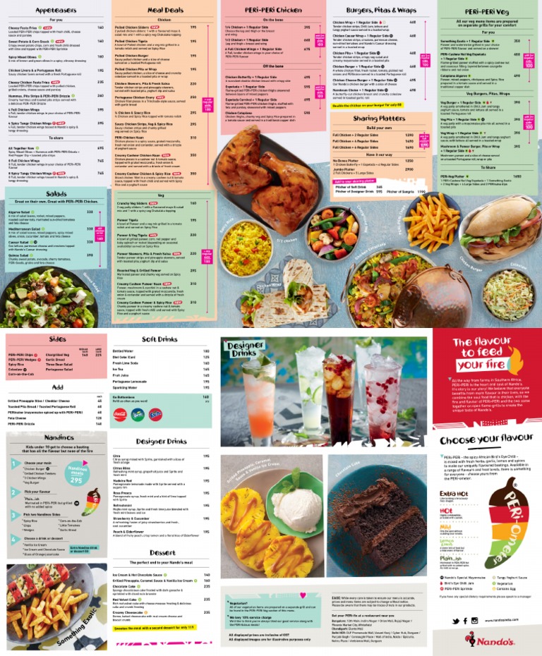 Menu in | PDF