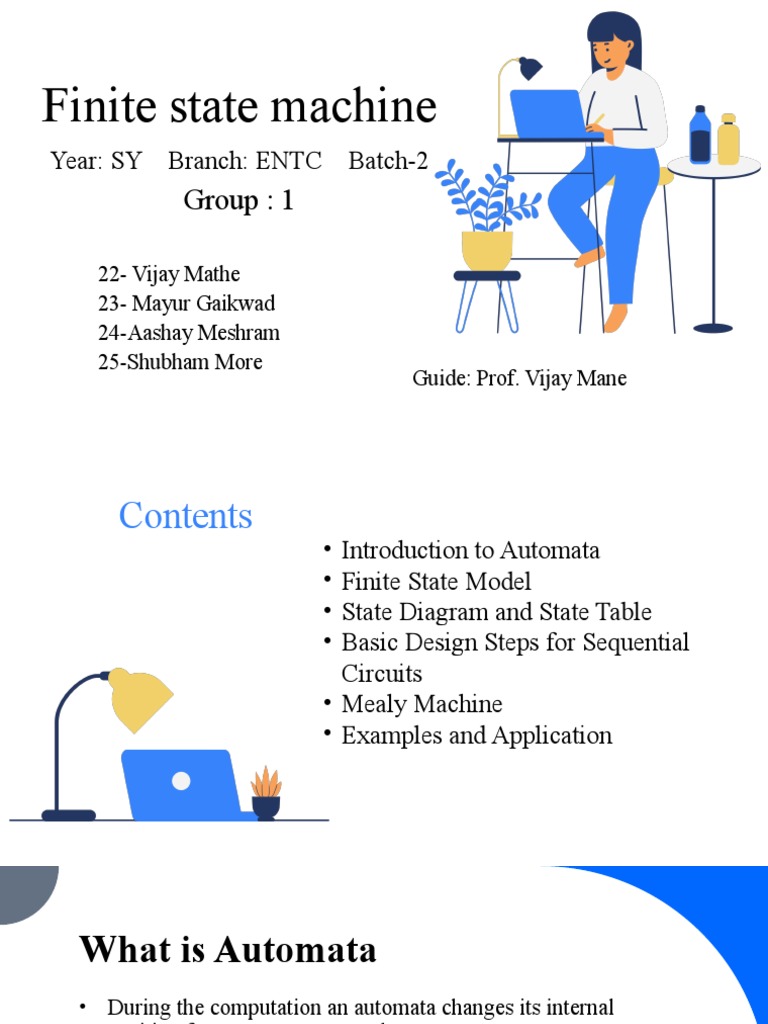 Finite State Machine Overview | PDF | Models Of Computation | Formal ...