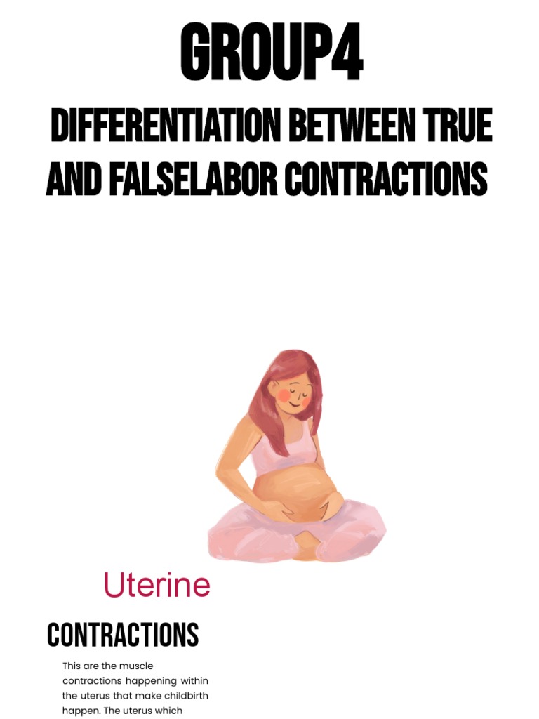 Differentiation Between True and False Labor Contraction | PDF ...