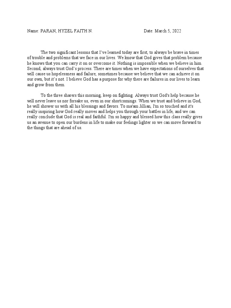 Reflection of Family Dynamics | PDF