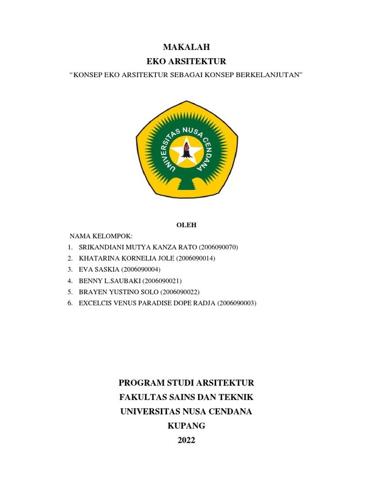 Eko Arsitektur | PDF