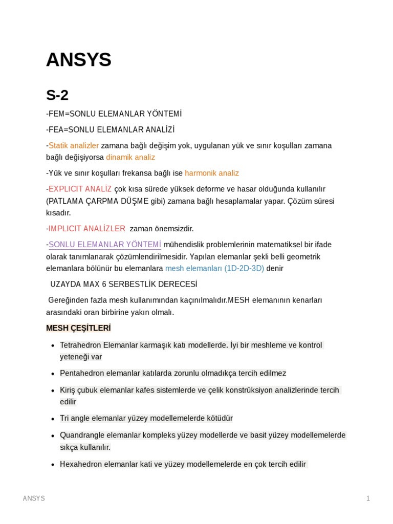 ANSYS | PDF