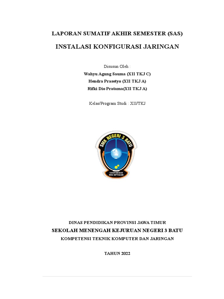 Contoh Laporan Ukk | PDF