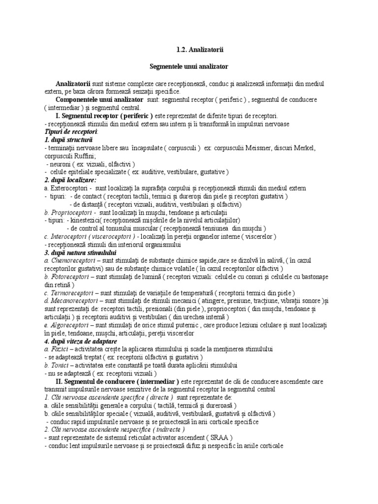 Lectia 2 Analizatorii | PDF
