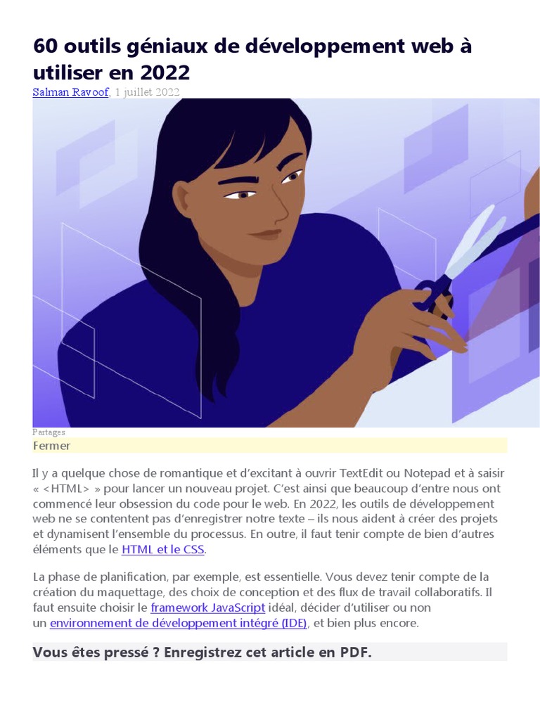 Outils Dev Web | PDF | Programmation web | Internet