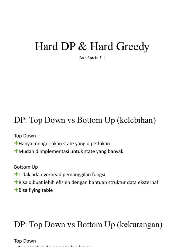 Hard DP Greedy | PDF Hard DP Greedy | PDF