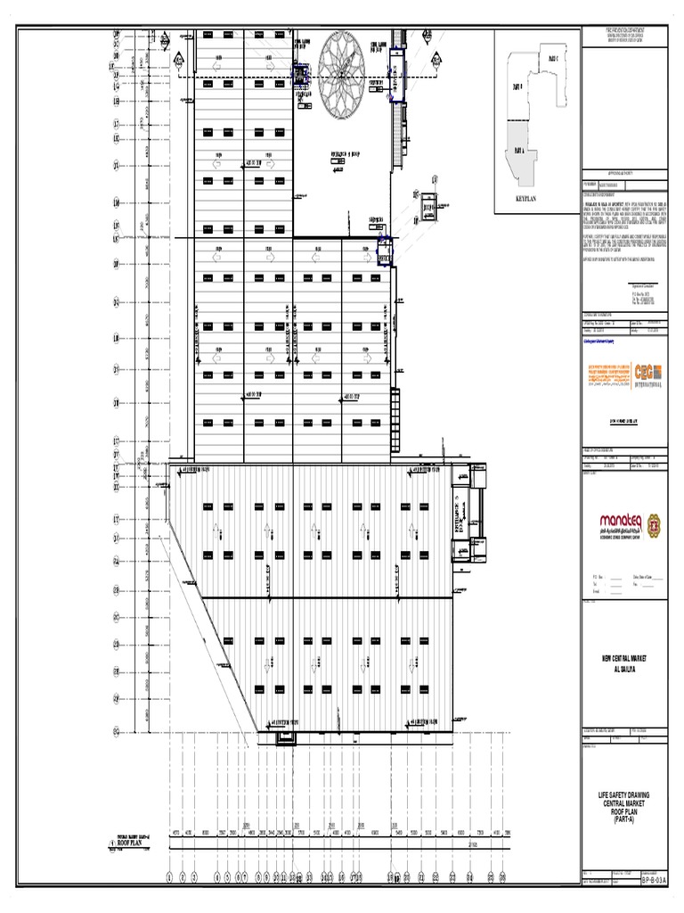 Cm00-Cs03-Ceg-Arc-Dwg-030007-Life Safety Drawing Central Market Roof ...