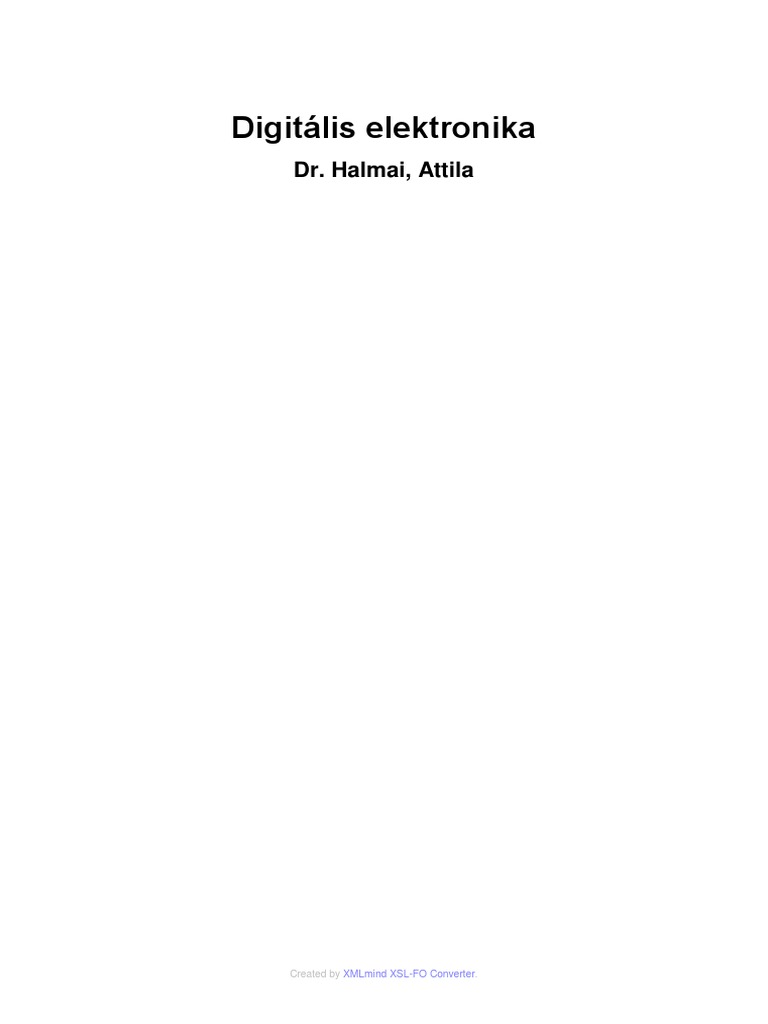 Digitális Elektronika | PDF
