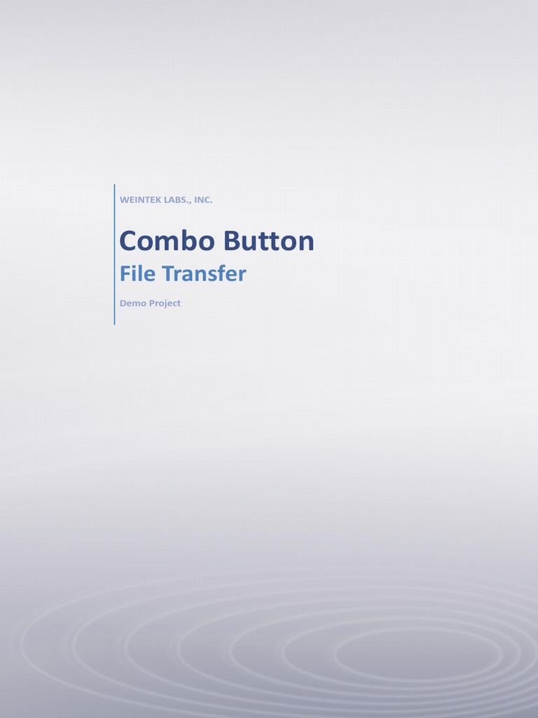 DEM20009E Combo Button File Transfer Demo Eng | PDF | File Transfer ...