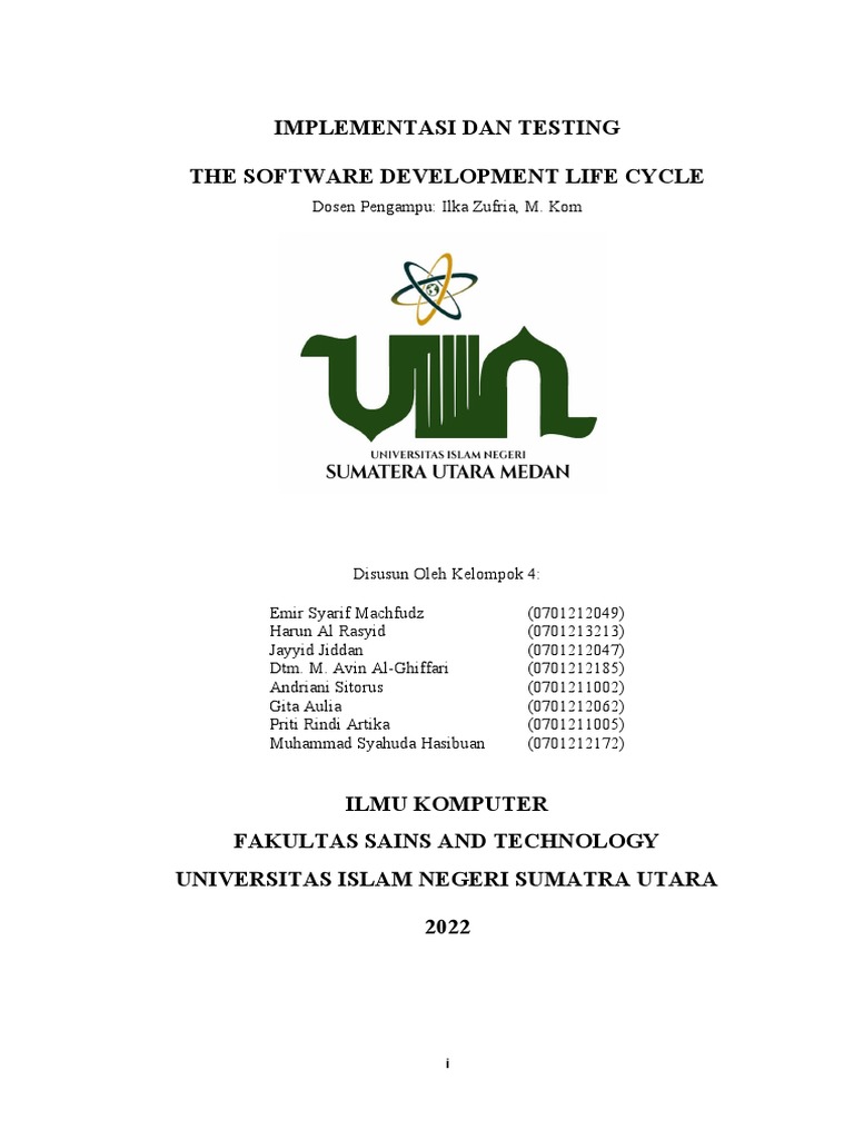 Implementasi dan Testing SDLC Software | PDF