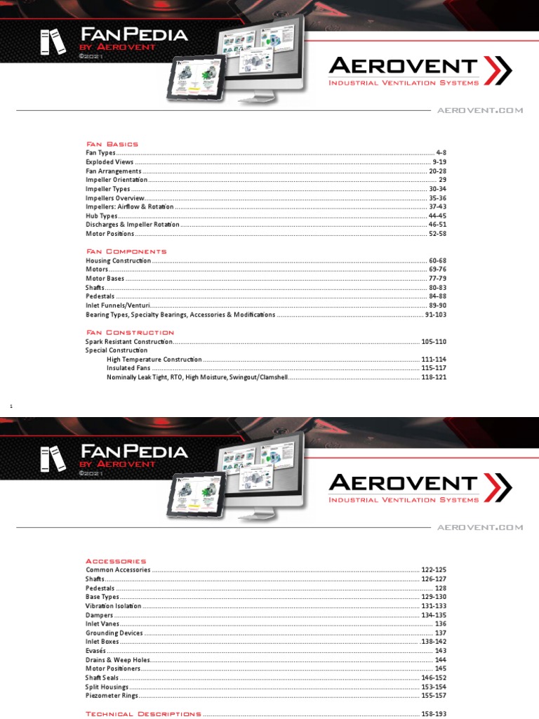 FanPedia The Fan Blower Encyclopedia by Aerovent | PDF | Belt ...