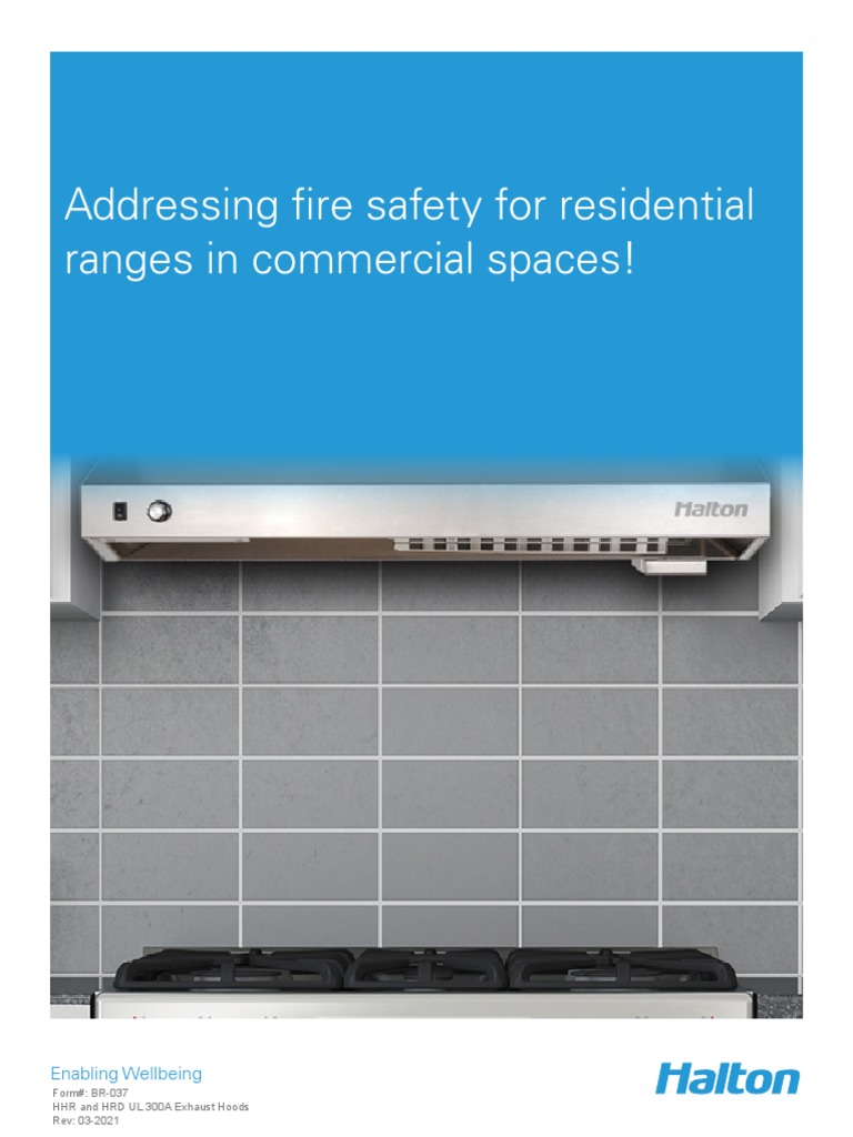 Halton HHR HRD Exhaust Hoods BR-037 | PDF | Manufactured Goods