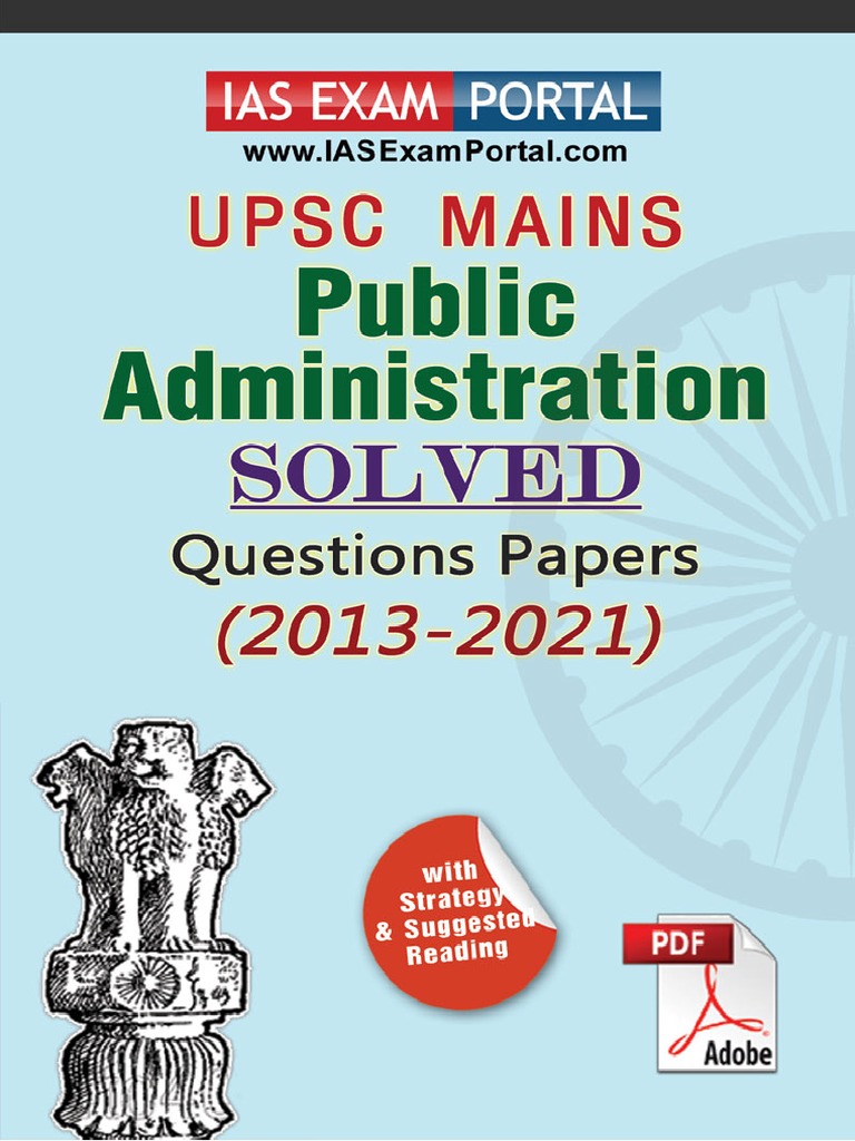Public Administration Solved Papers Us (2013-2021) | PDF | Governance ...