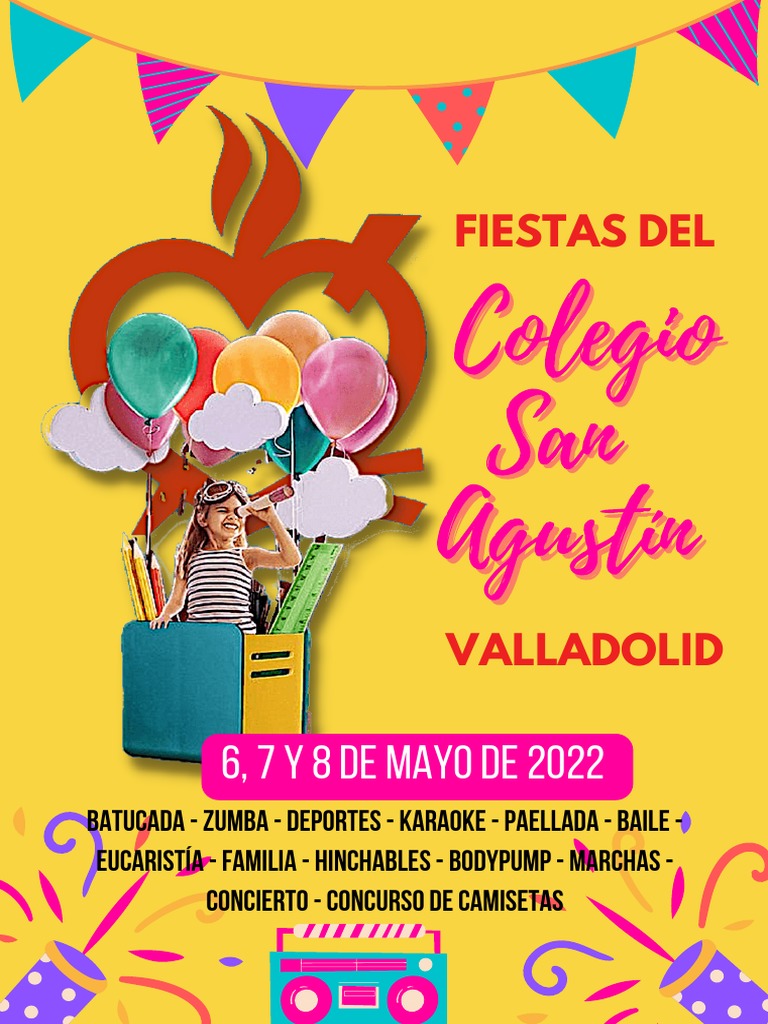 Programa Fiestas Colegio San Agustin Valladolid 2022 - VF | PDF