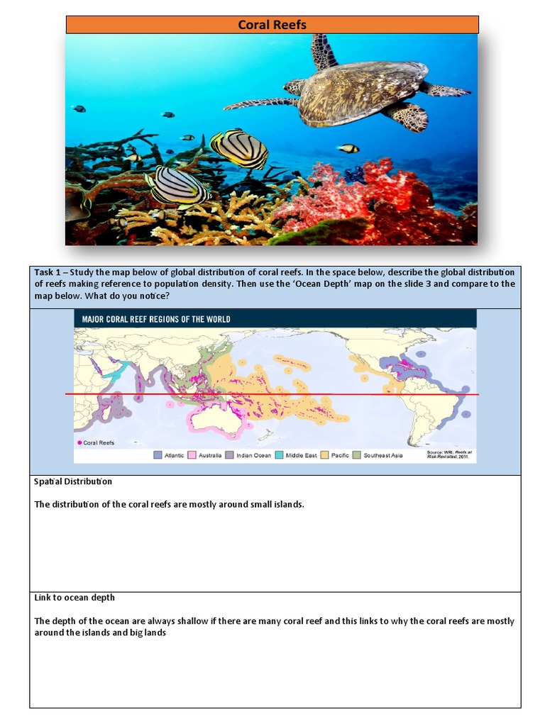 Global Distribution and Types of Coral Reefs | PDF | Coral Reef ...
