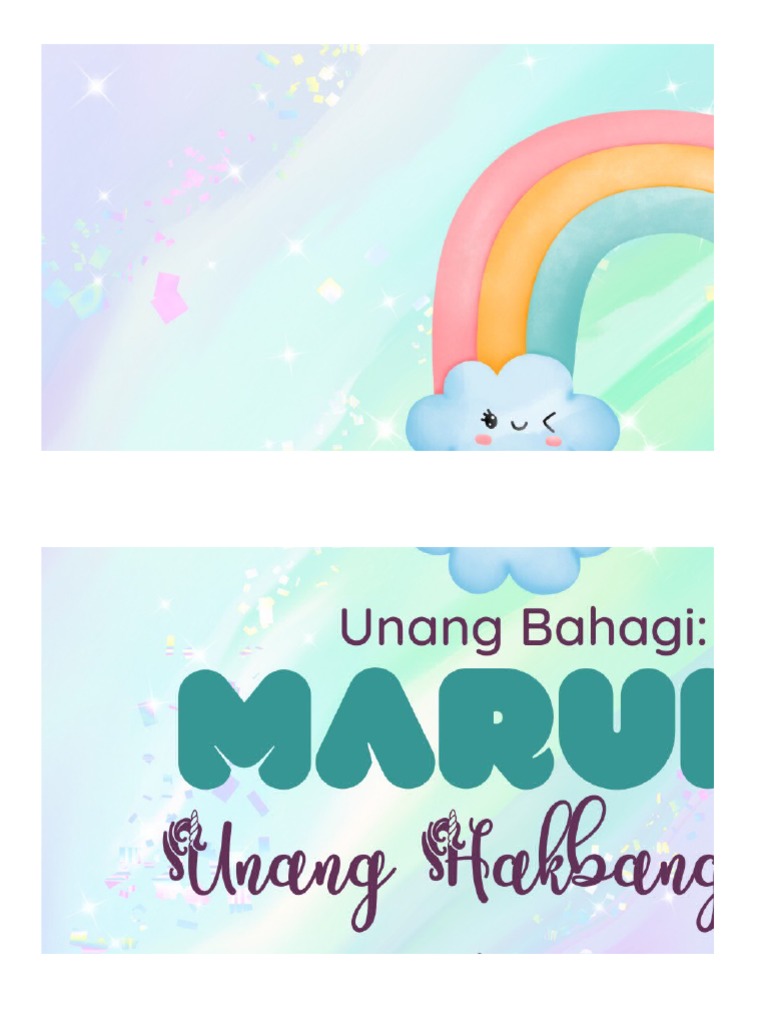 Marungko Reading Materials | PDF