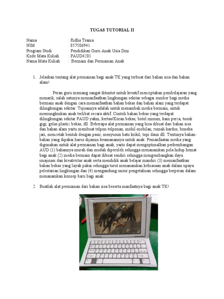 Tugas Tutorial Ii | PDF