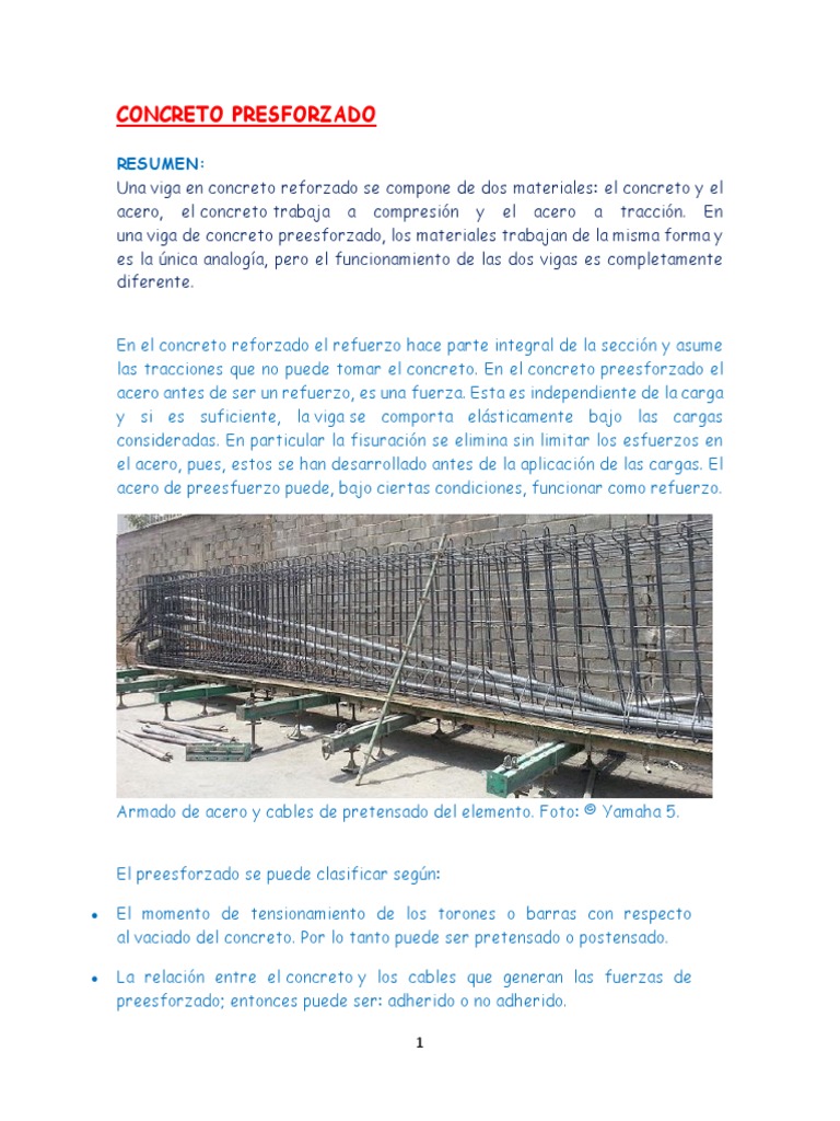 Concreto Presforzado Pdf