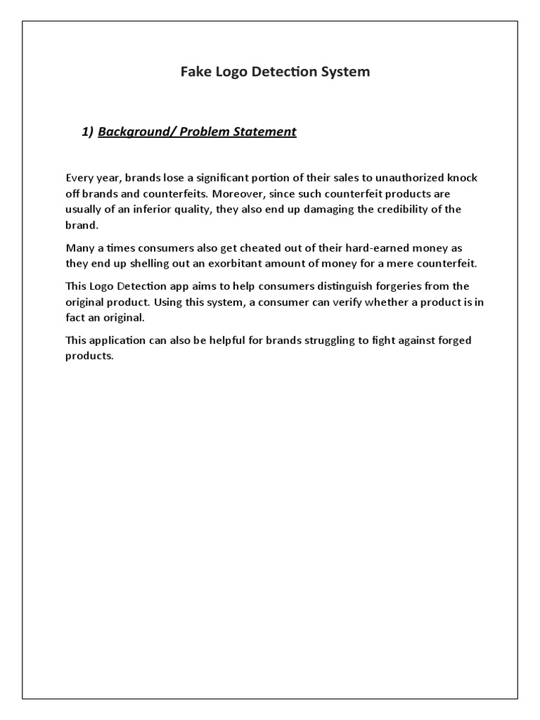 38 Fake Logo Detection System PY038 | PDF