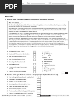 7th Grade English Verb Tense Test | PDF