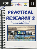 Practical Research 2. Module 2 | PDF | Sampling (Statistics) | Statistics