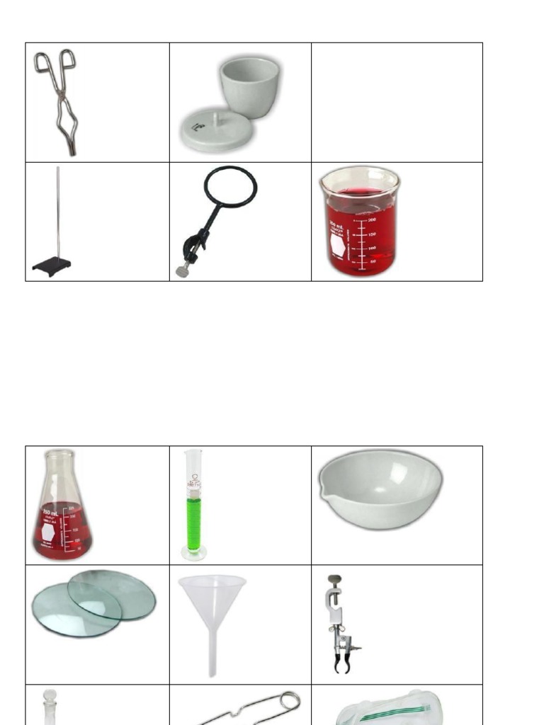 Lab Equipment Handout | PDF