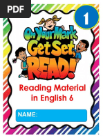 Grade 6-Filipino-Localized Reading Materials 1 | PDF | Social Science ...
